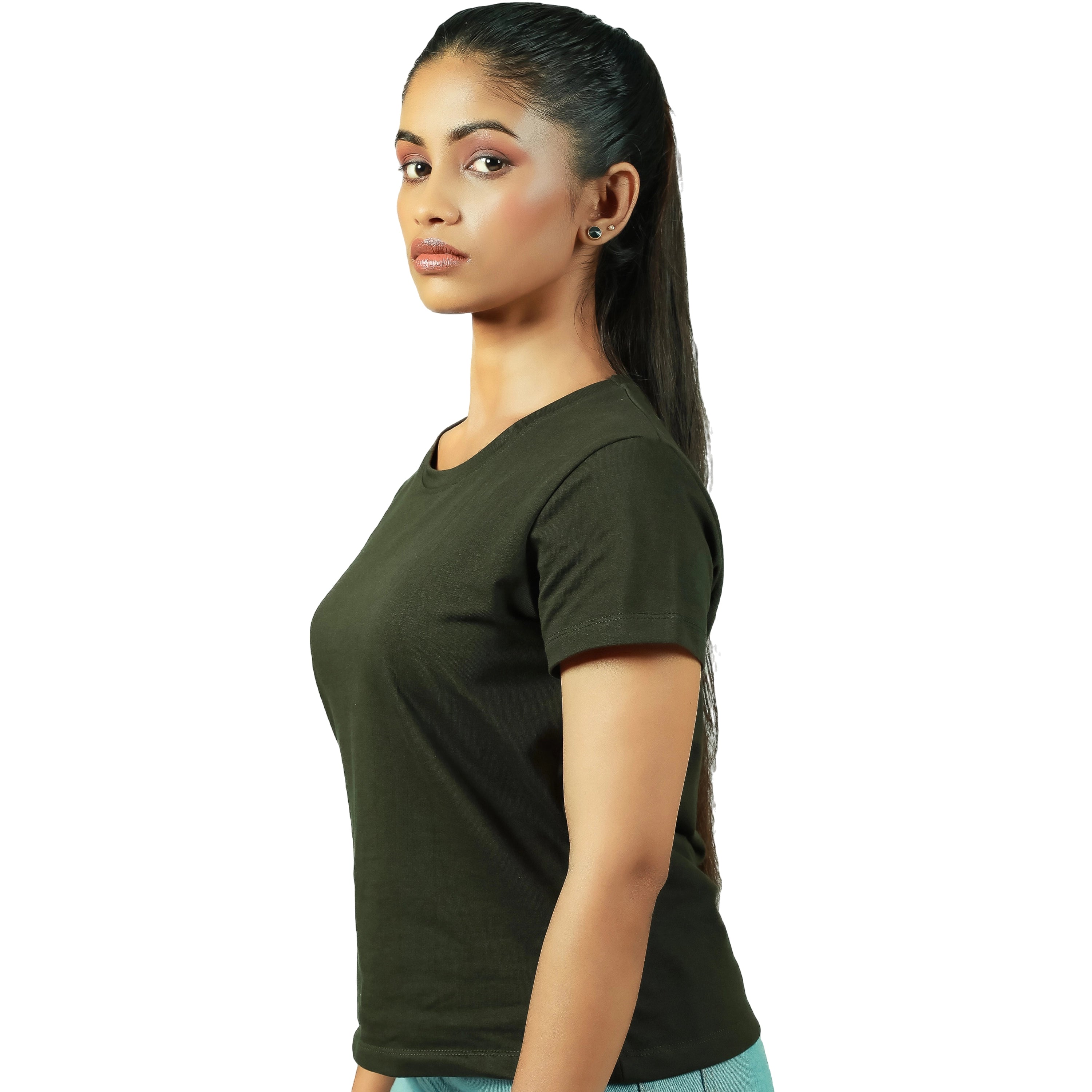Blank Slate Forest Green Regular Fit Women’s Top - Timeless Elegance | Thread Mafia